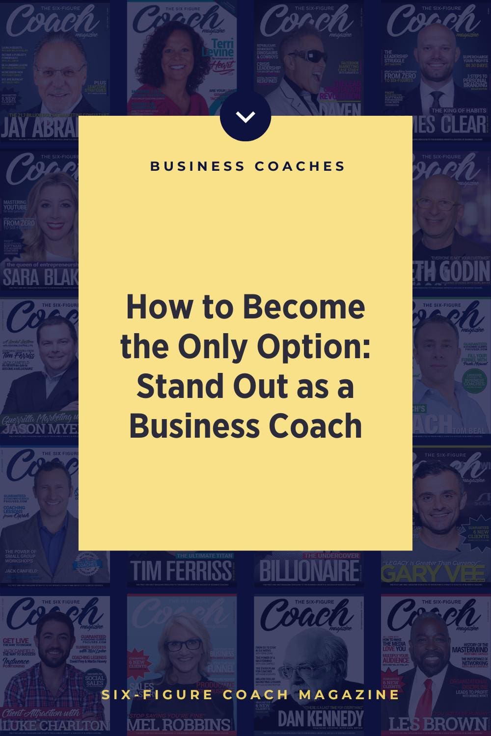 How to Become the Only Option: Stand Out as a Business Coach - The Six ...